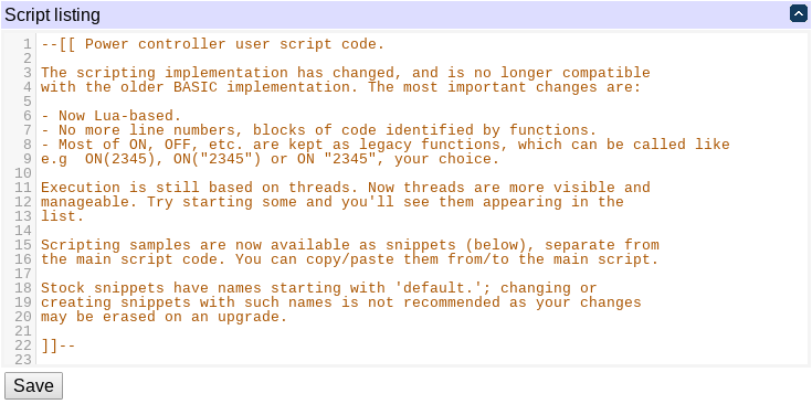 DLI EPCR6 User's Guide: Scripting