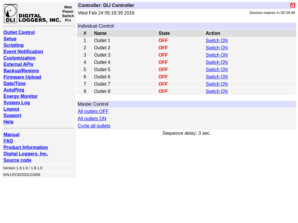 DLI LPC9 User's Guide: Basic setup and use