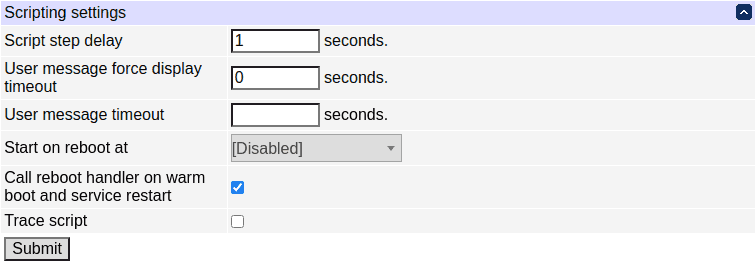 DLI LPC9 User's Guide: Scripting